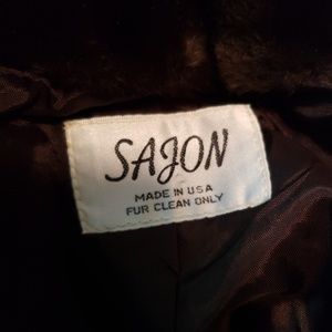 Sajon | Jackets & Coats | Sajon Vintage Faux Fur Coat | Poshmark